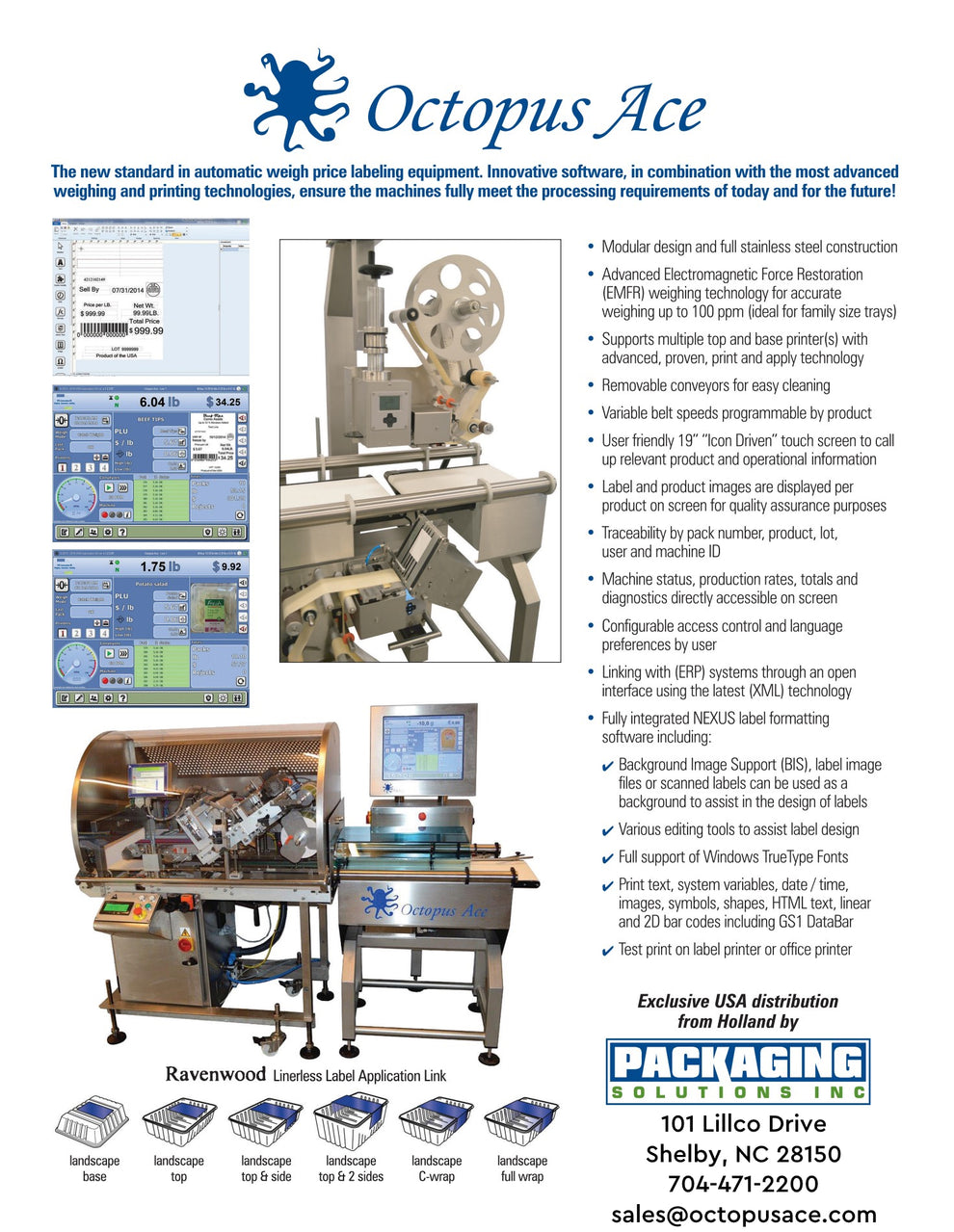 The Octopus Ace In-Motion Weigh Price Labeler